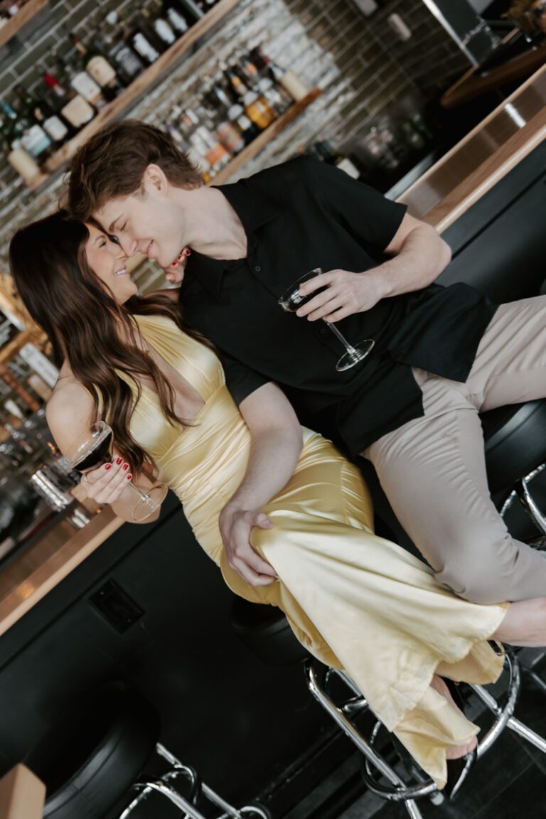 Romantic Bar Photoshoot at Cocktail YXE | Ninth Avenue Studios