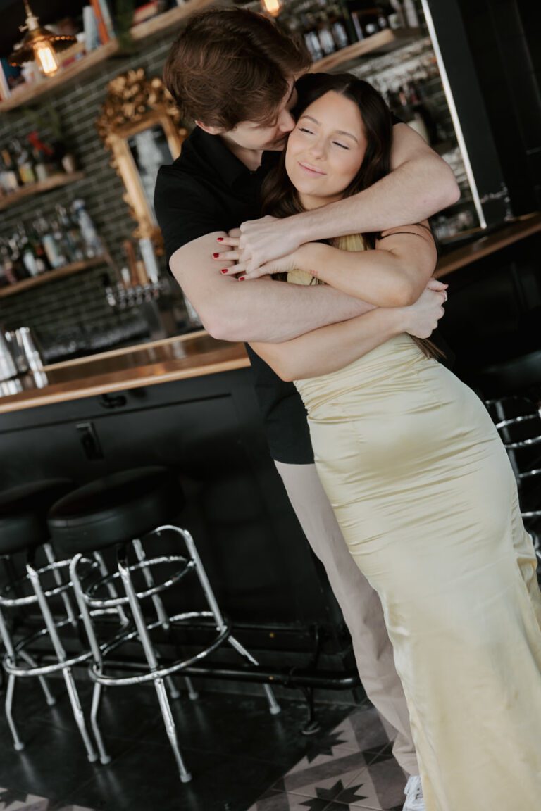 Romantic Bar Photoshoot at Cocktail YXE | Ninth Avenue Studios